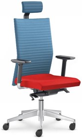 LD seating Element 430-SYS-HO-F40-N6 - Kancelářská židle  - modrá/červená