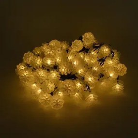 RETLUX RXL 371 řetěz šiška 80LED 3000K - teplá bílá20+5m