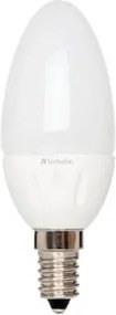 Verbatim LED žárovka E14 (3.8W) / 250lm / typ B matná / teplá bílá