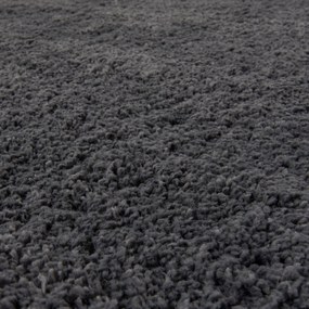 Flair Rugs, Kusový koberec Shaggy Teddy Charcoal, 120x170, šedá, ložnice