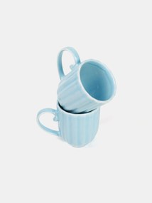Sinsay - Žebrované hrnky – balení 2 kusy - modrá