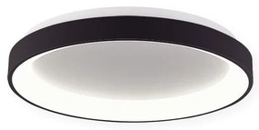 LED2 1271653 Bella Slim 48, kruhové stropní svítidlo 38W LED 3000K/4000K, černá, prům. 48cm