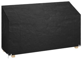 Plachta na zahradní lavici 12 oček 210 x 70 x 70/88 cm PE 319341