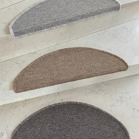 Vopi Nášlapy na schody Nature NEW přírodní půlkruh, samolepící - 24x65 půlkruh (rozměr včetně ohybu)