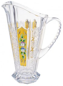 Broušený džbán, Stella - zlatý, Royal Crystal, 1300 ml