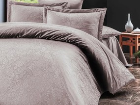 Darymex Saténové ložní prádlo 220x200 Sal lila light v krabici žakárové ornamenty orientální Luxury Premium