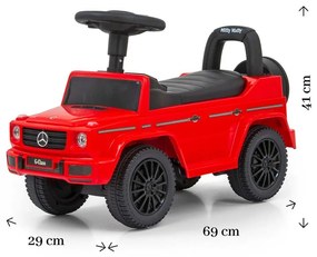 Odrážedlo MERCEDES G350d Milly Mally červené