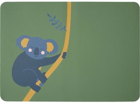 Dětské prostírání s motivem koala 46x33 cm COPPA KIDS wildlife ASA Selection - zelené