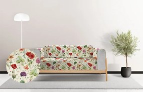 Ervi Gobelínový  přehoz na sedačku/postel - Květinová romance