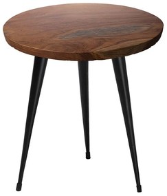 Odkládací stolek dřevěný DETAH Beliani