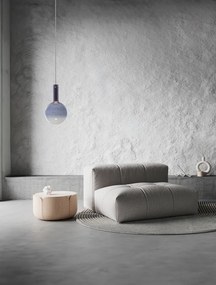 Modré skleněné LED stmívatelné závěsné svítidlo ø 25 cm Nostos – Nova Luce