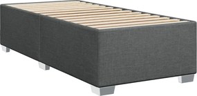 Rám postele bez matrace tmavě šedá 100 x 200 cm textil 3284451