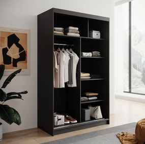 ADRK Furniture Posuvná skříň Lizi 120 ADRK-SW-LIZ-120-BW