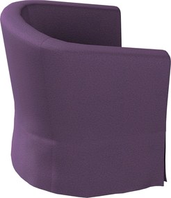 Potah na křeslo IKEA Ektorp Tullsta barva fialová látka pletený vzor