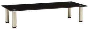 TV stolek černý 80 x 35 x 17 cm tvrzené sklo 322764