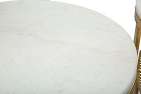 Sada odkládacích stolků Rabindra 35 cm zlatá