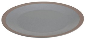 Kameninový talíř Clay, (fi) 26,5 cm, šedý
