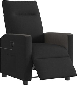 Elektrické polohovací křeslo černé textil 3324040