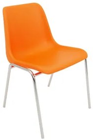 Konferenční židle Maxi chrom Červená