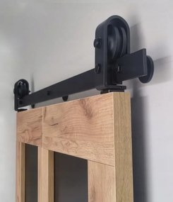Skládací posuvné dveře QUDIO M1 černý 90