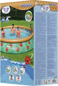 Bestway Fast Set Nafukovací bazénový set Paradise Palms 457 x 84 cm [92846]