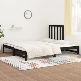 vidaXL Výsuvná postel 2x (90 x 200) cm masivní borovice [3108321] Barva: medová hnědá