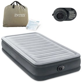 Nafukovací matrace 191x99x33 cm s elektrickou pumpou INTEX 67766ND pro pohodlný spánek v přírodě