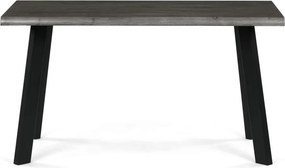 Jídelní stůl HT-F4514 GREY, mdf, šedý dub (140 x 80) cm Šedá