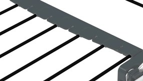 Erga Model 203, sušák na prádlo 178x55x106 cm, černá, ERG-SEP-10SUSST203BLA