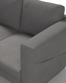 Potah na pohovku IKEA Norsborg 2-místná barva šedá látka pletený vzor