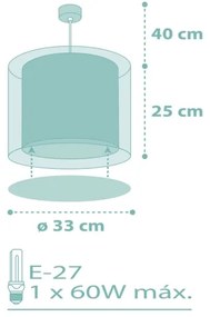Dalber 41002H - Dětský lustr DOTS 1xE27/60W/230V