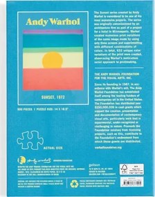 GALISON Puzzle Andy Warhol: Západ slunce / 500 dílků / 35,6 × 47 cm