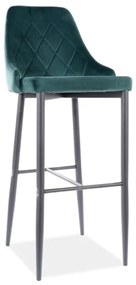 Barová židle Tilda (tmavě zelená). 1050918