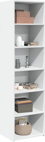 Skříň highboard bílá 50 x 41 x 185 cm kompozitní dřevo 3281680