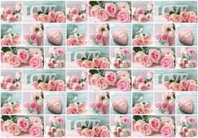 Fototapeta - Růžová láska (254x184 cm)