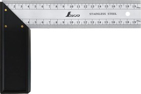 Shinwa | Příložný úhelník – přesných 90° a 45° pro rýsování Délka: 200 mm