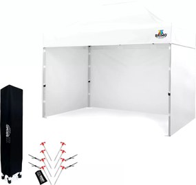 BRIMO Nůžkový párty stan SUPER 2x3 m 3 stěny bílý