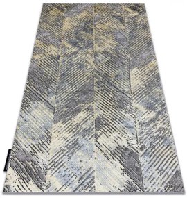 Moderní koberec DE LUXE 2087 Rybí kost vintage Strukturální, zlato velikost 200x290 cm | krásné koberce cz