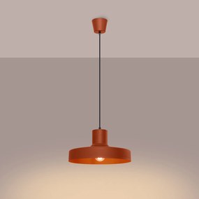 Sollux Lighting Závěsné svítidlo BILO okrově červené