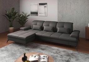 XXXLutz ROHOVÁ SEDAČKA, textil, kůže, mokka Sit & More - Sedací soupravy - 000144011718