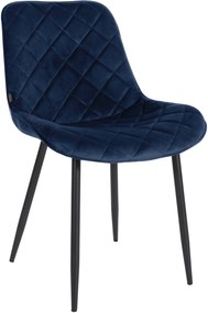 Jídelní židle Sowerby - samet | modrá