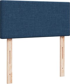 Box spring postel s matrací modrá 80x200 cm textil 3288014