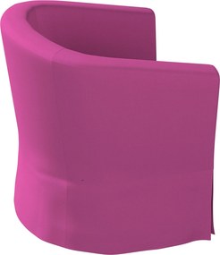 Potah na křeslo IKEA Ektorp Tullsta barva růžová látka pletený vzor