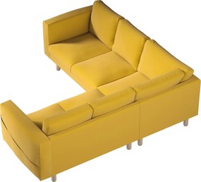 Potah na pohovku IKEA Norsborg rohová 4-místná barva žlutá látka sametová
