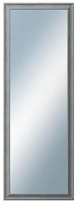 DANTIK - Zarámované zrcadlo - rozměr s rámem cca 50x140 cm z lišty KOSTELNÍ malá šedá (3167)