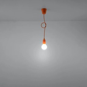 Sollux Lighting Závěsné svítidlo DIEGO 1 oranžové