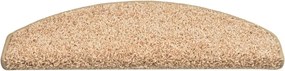 Schodové rohože 15 ks 65 x 21 x 4 cm zlaté, půlkulaté, velké 322379