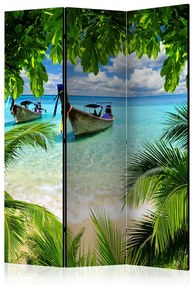 Paraván Tropical Paradise Dekorhome 135x172 cm (3-dílný)