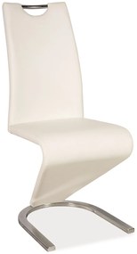 Jídelní židle Hugo (ekokůže bílá). 761462