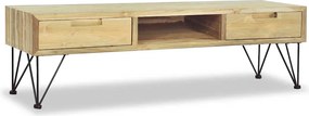 TV stolek 120 x 35 x 35 cm masivní teak 244575